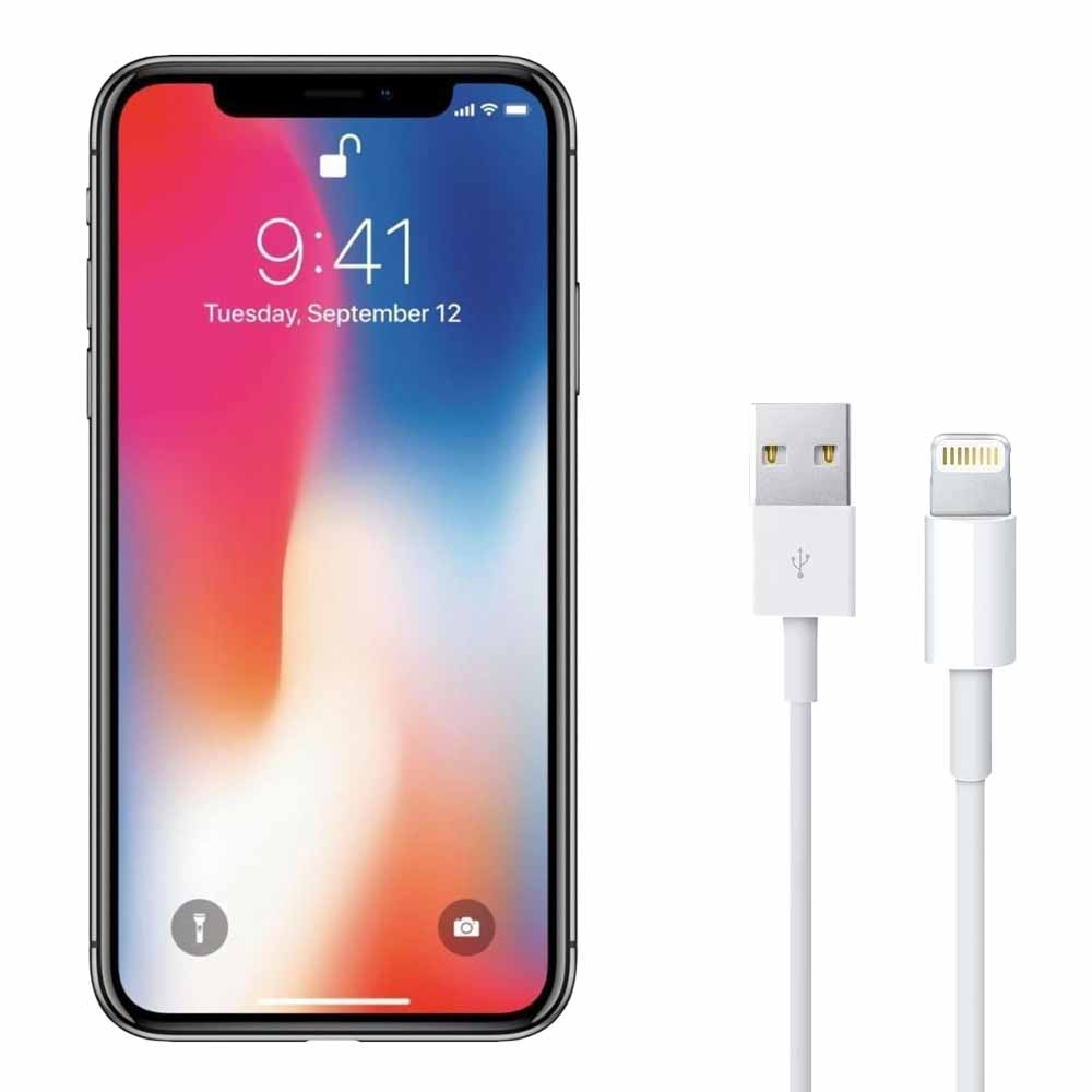 قیمت کابل شارژر آیفون ایکس اصلی اپل iPhone X - بیسل